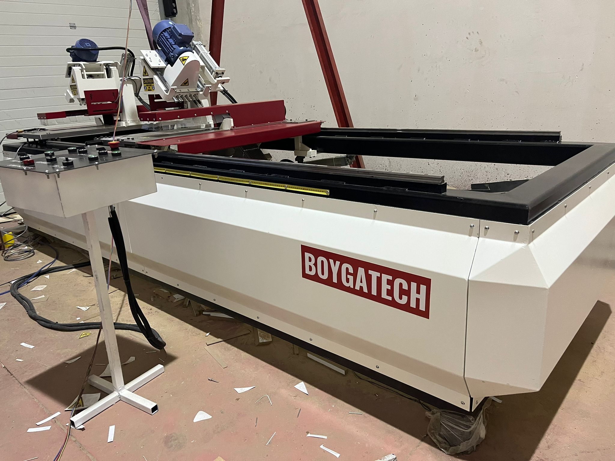 DOOR FRAME CUTTING AND DRILLING MACHINE - Woodworking Machines